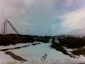 Black out: a Fraine i tralicci piegati dal peso della neve